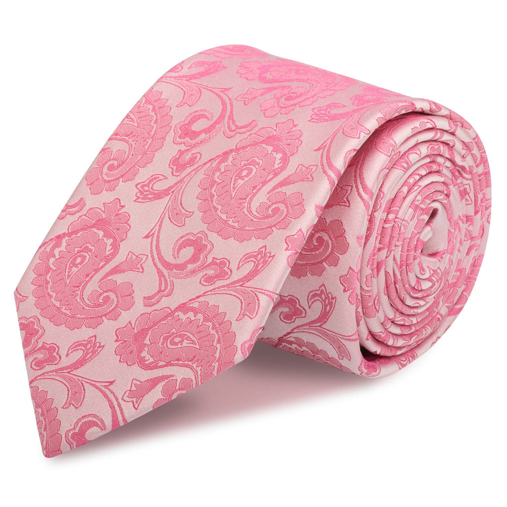 Classic Fuchsia Paisley Silk Tie – The Tie Store