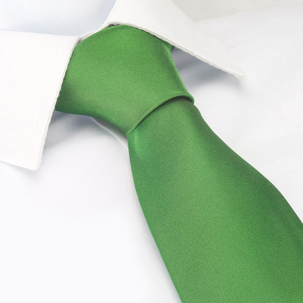 Plain Emerald Silk Tie – The Tie Store